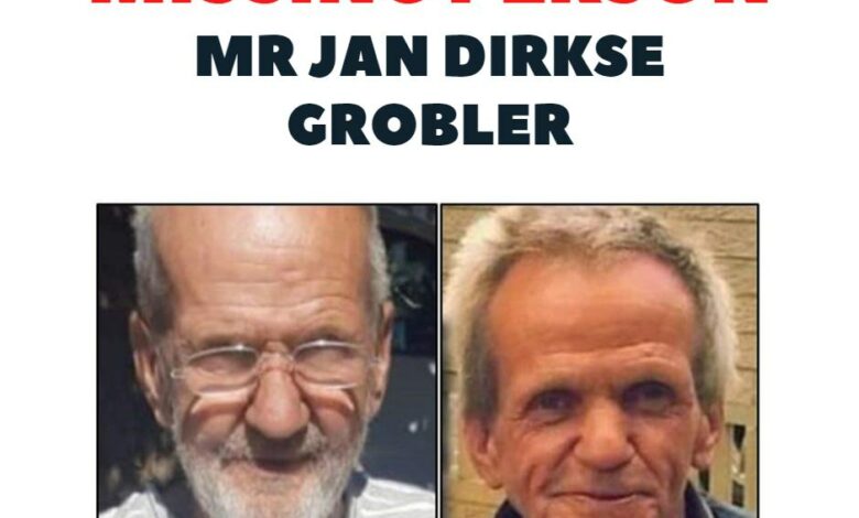 Soektog na vermiste Jan Dirkse Grobler | Carletonville Herald