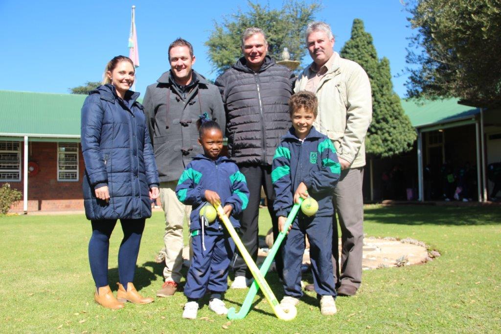 Colourful hockey equipment to help in developing skills at Potch ...