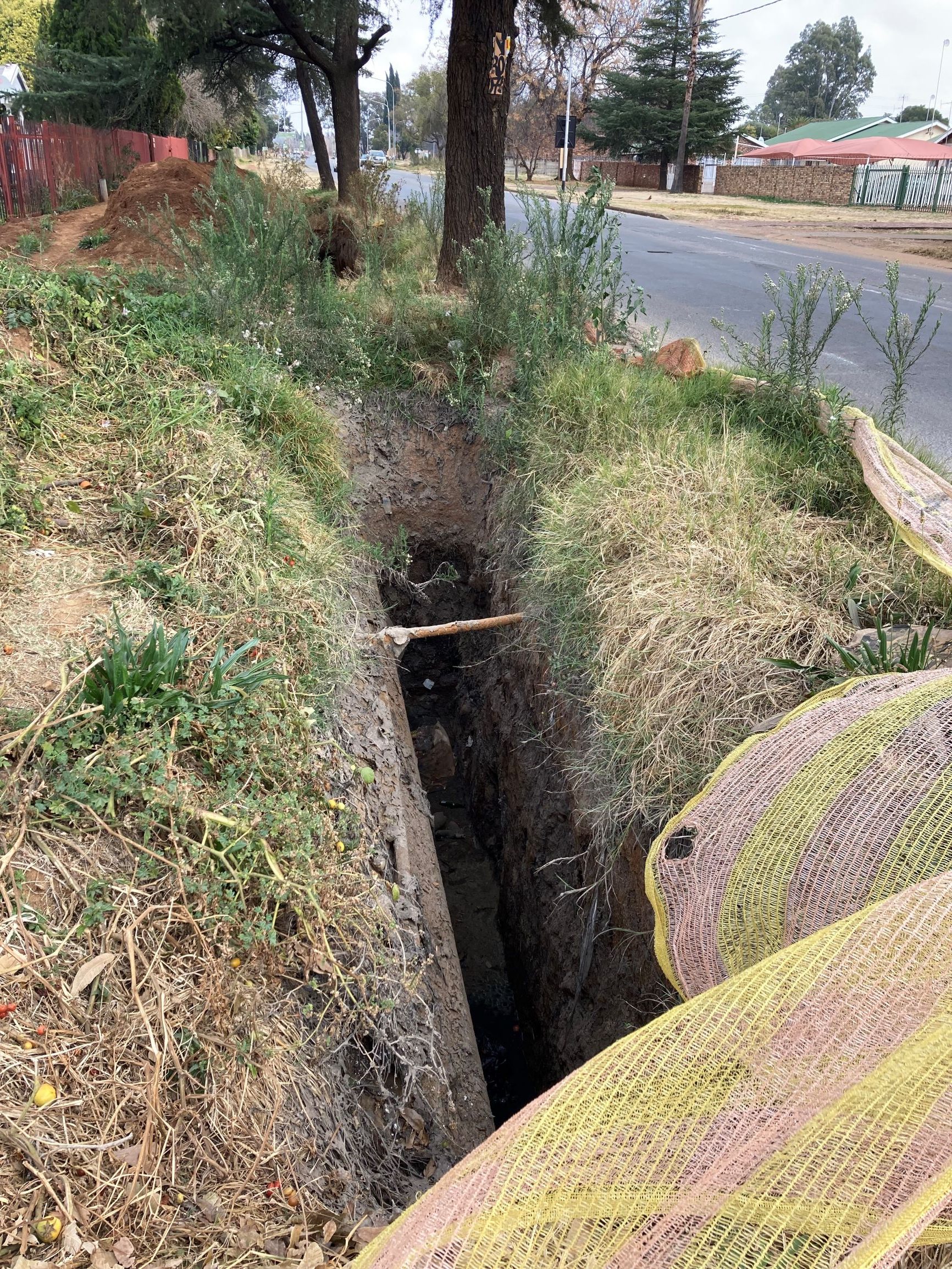 Trench still open after six months | Potchefstroom Herald
