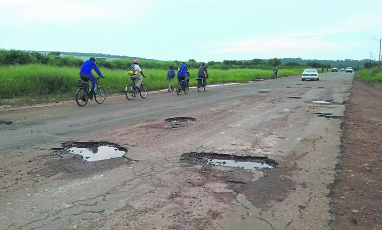 Promosa road damaged less than four months after repair | Potchefstroom ...