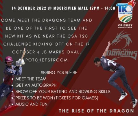 Come meet the North West Dragons at the MooiRivier Mall | Potchefstroom ...