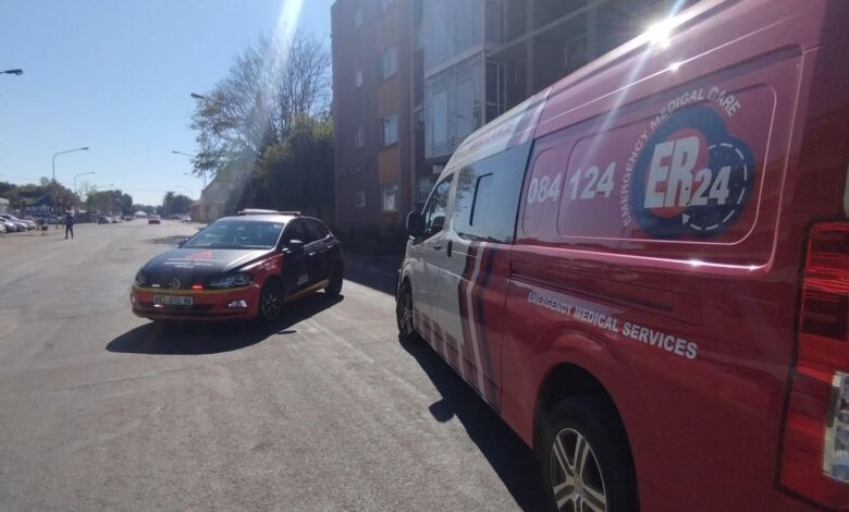 Motor vehicle accident involving SAPS vehicle on OR Tambo Street ...