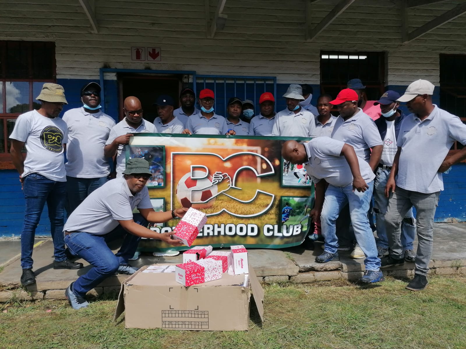 Brotherhood club donates over 300 pairs of school shoes to various ...
