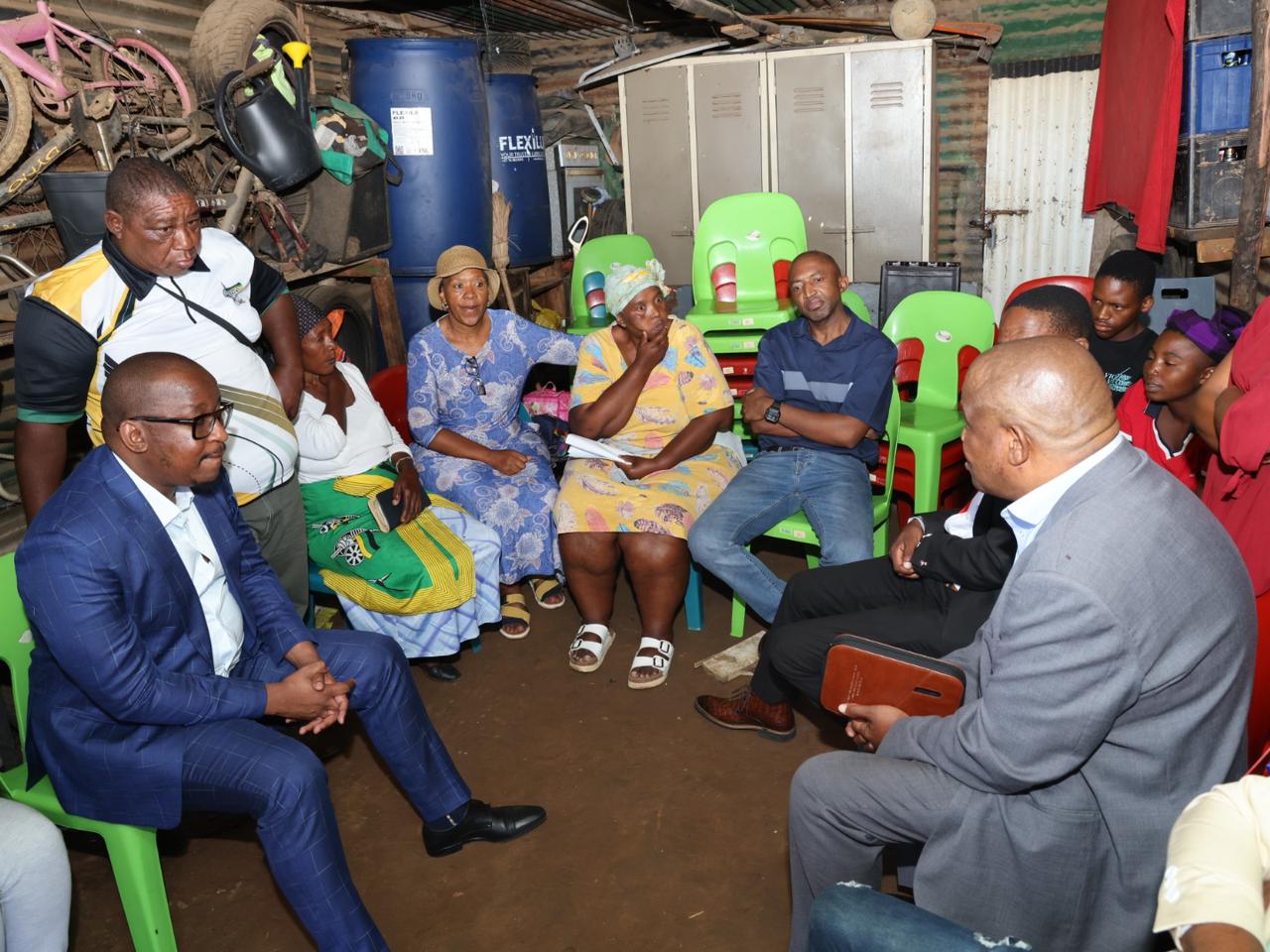 Mec Chiloane visits the family of murdered Dinokaneng pupil | Sedibeng Ster