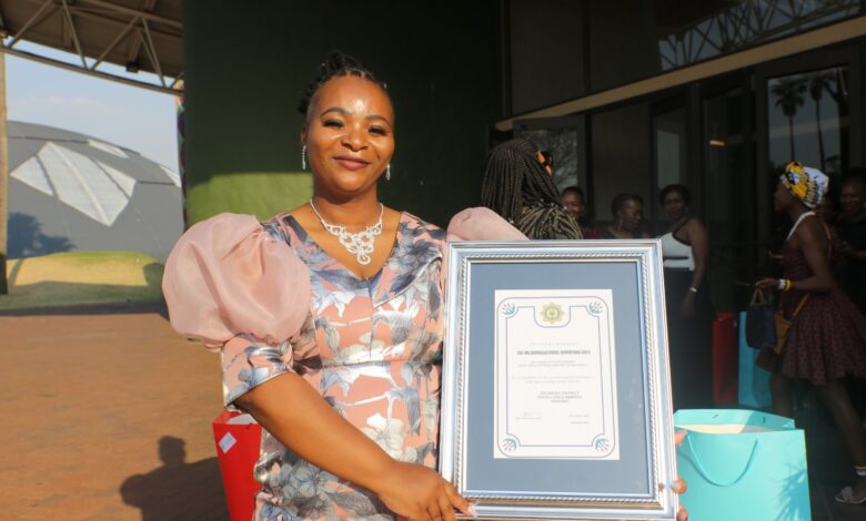 Mathapelo Ramakgetheng honoured with First Runner-Up Award | Sedibeng Ster