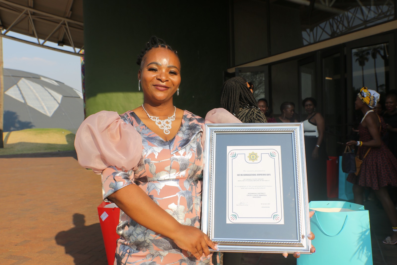 Mathapelo Ramakgetheng honoured with First Runner-Up Award | Sedibeng Ster