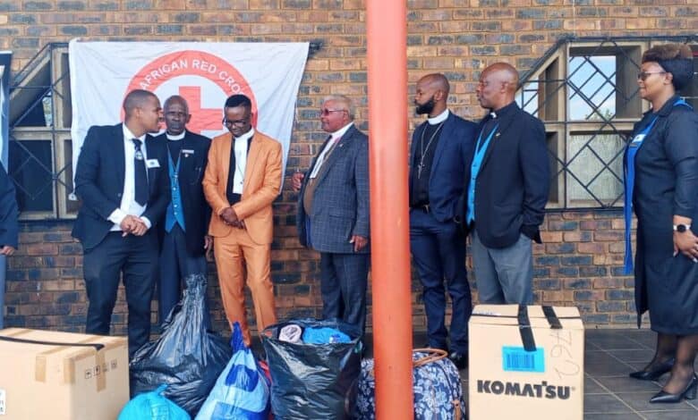 Ethiopian church reaches out to the Evaton Red Cross | Sedibeng Ster