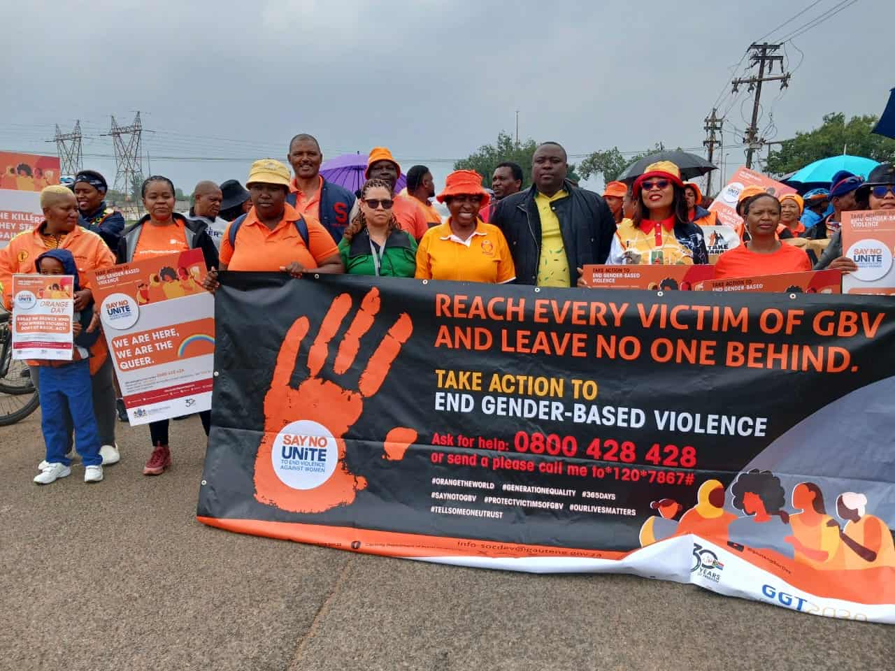 Orange Day March unites Bophelong against GBVF | Sedibeng Ster