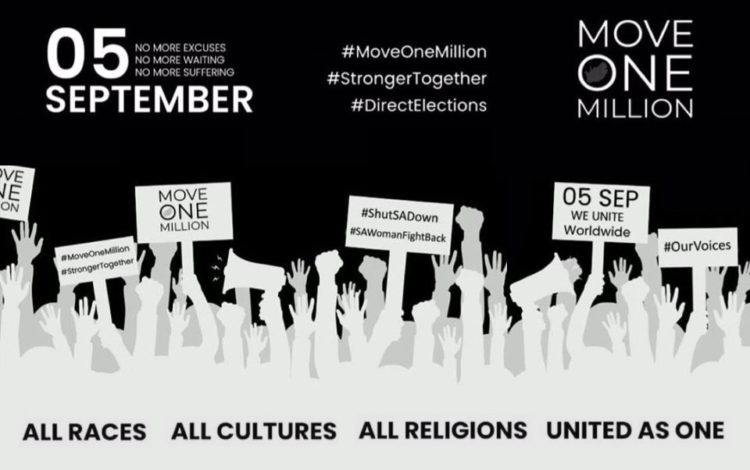 Move One Million plans global demonstration | Vaalweekblad