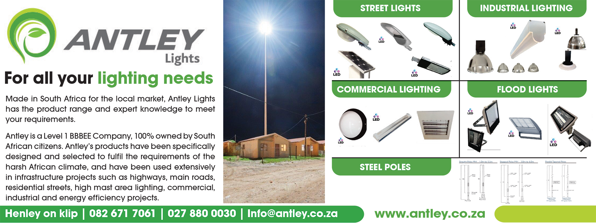 Antley Lights - For all your Lighting needs | Vaalweekblad