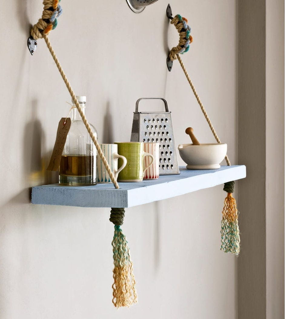 Step-by-step guide to making a rope shelf | Vaalweekblad