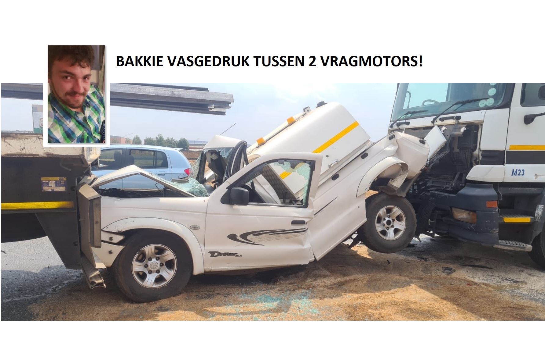 Botsing op R59: Bestuurder het net gebreekte neus en snywonde ...