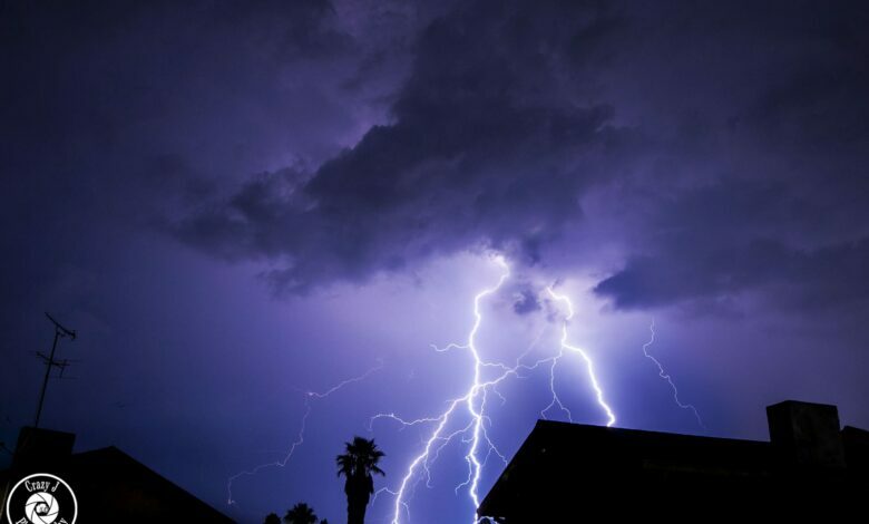 Weerligstrale oor Meyerton puik vasgevang | Vaalweekblad