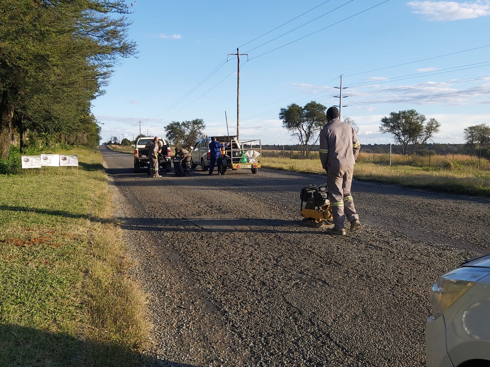 Noodherstelwerk aan gevaarpad langs EkoPark | Vaalweekblad