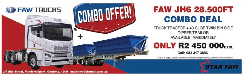 FAW Trucks emerge as another Star in Motor Group's crown | Vaalweekblad