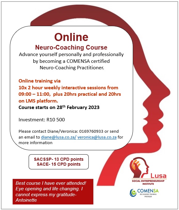 Get trained to pursue a career in Neuro Coaching | Vaalweekblad