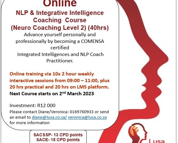 Get trained to pursue a career in Neuro Coaching | Vaalweekblad