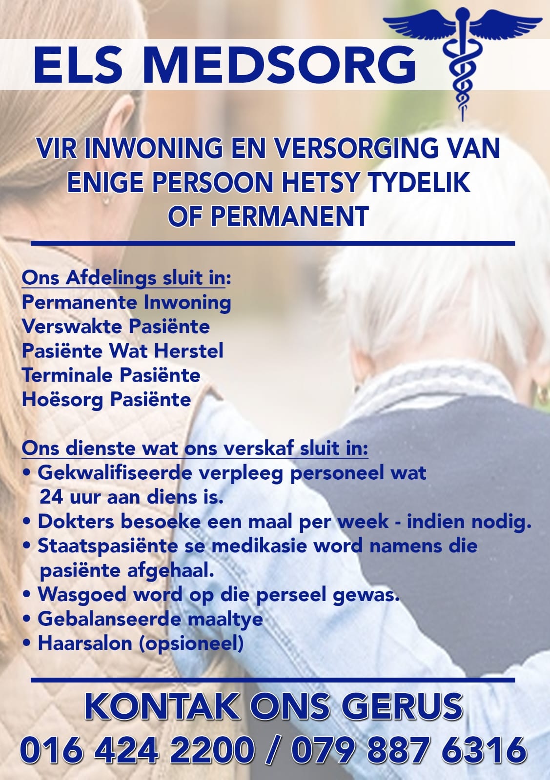 Els Medsorg: Omgee-sorg vir jou bejaarde of siek geliefde | Vaalweekblad