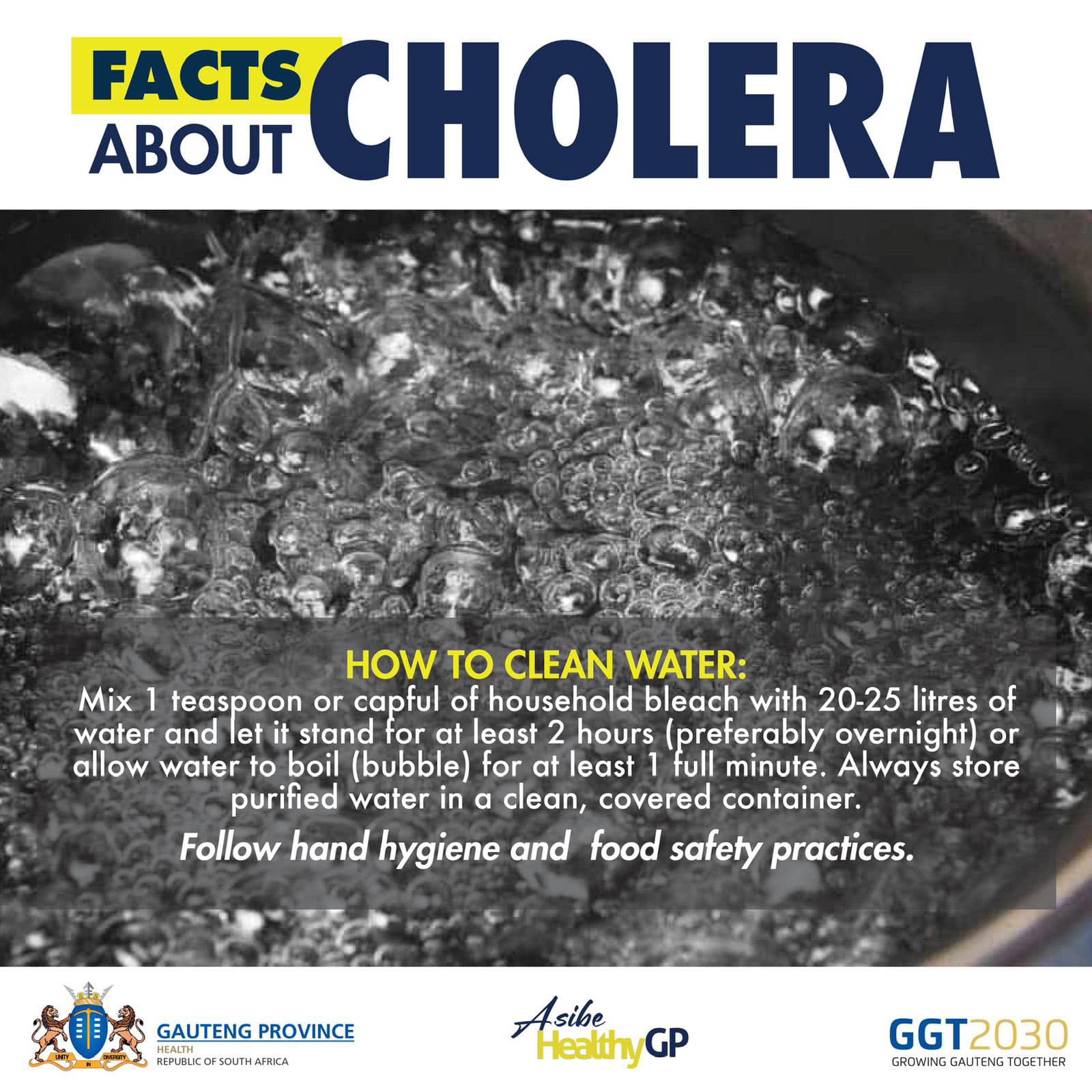 Handewas en skoon water om cholera te voorkom | Vaalweekblad