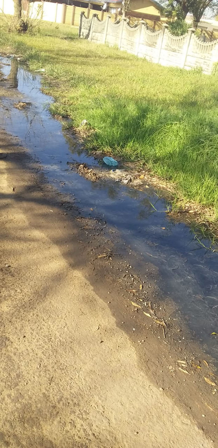 Riool stoot op uit verstopte dreine in Leeuhof | Vaalweekblad