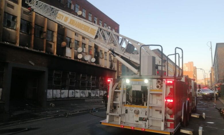 Death mounting following deadly building fire in the Johannesburg CBD ...