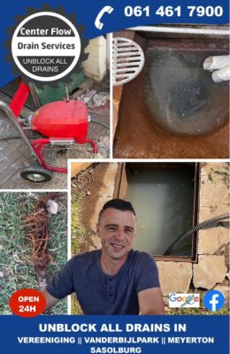 Verstopte dreine? Center Flow Drain Services kan help! | Vaalweekblad