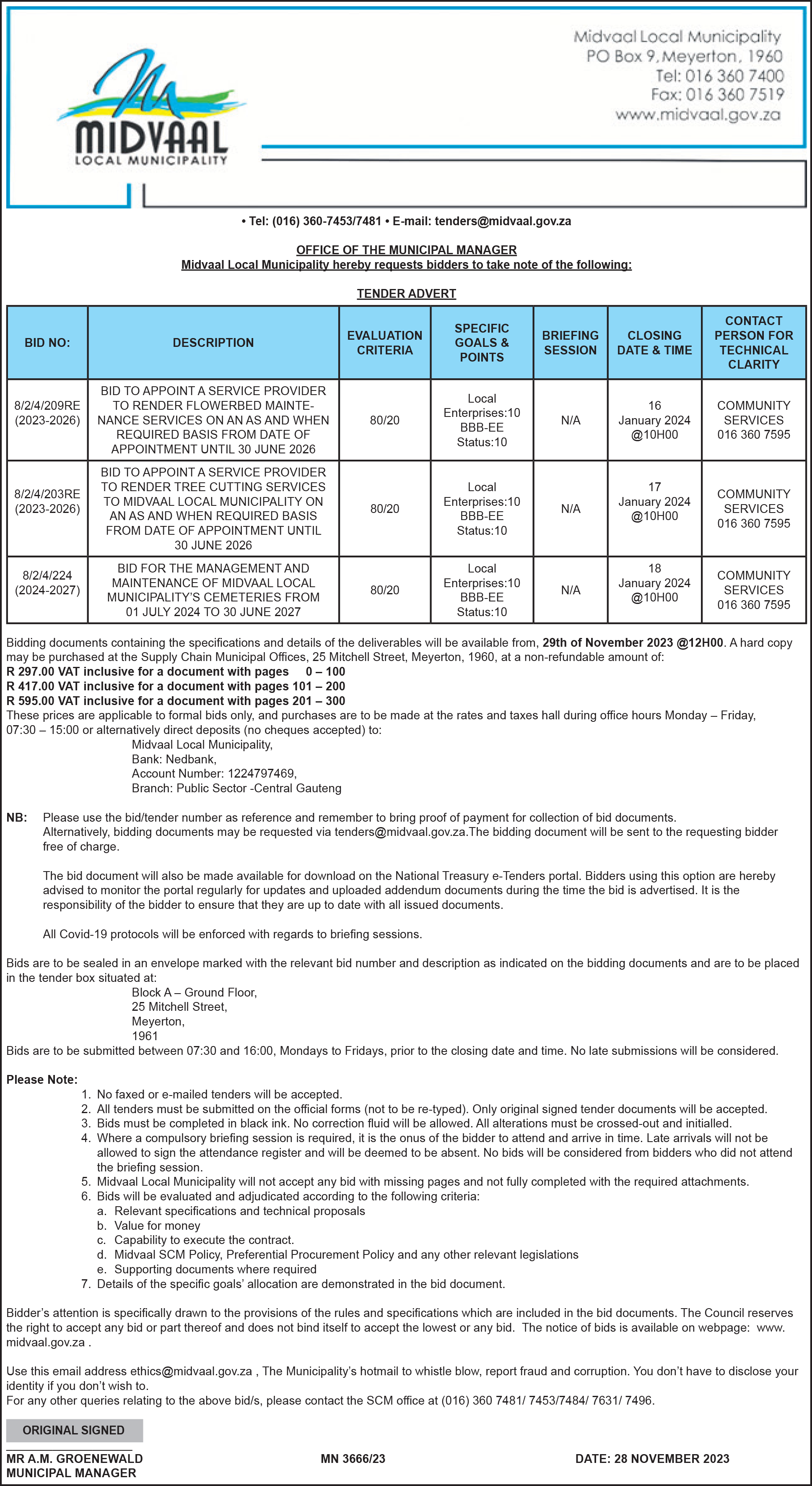 #MIDVAAL LOCAL MUNICIPALITY | Vaalweekblad