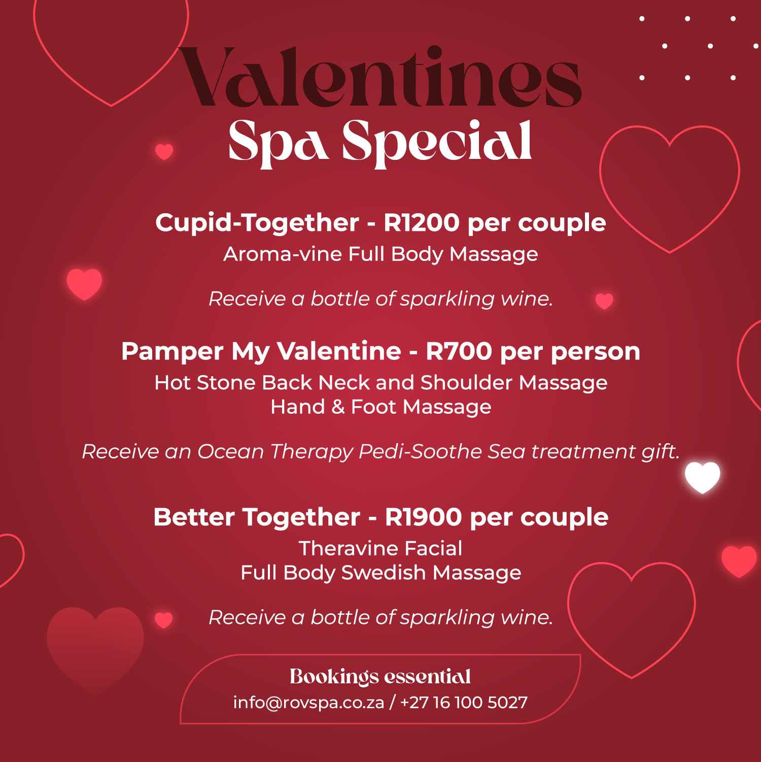 VALENTINE - SPOIL YOUR LOVED ONE | Vaalweekblad