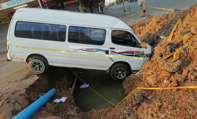 Taxidrywer sien sy spreekwoordelike ‘gat’ in Vereeniging | Vaalweekblad