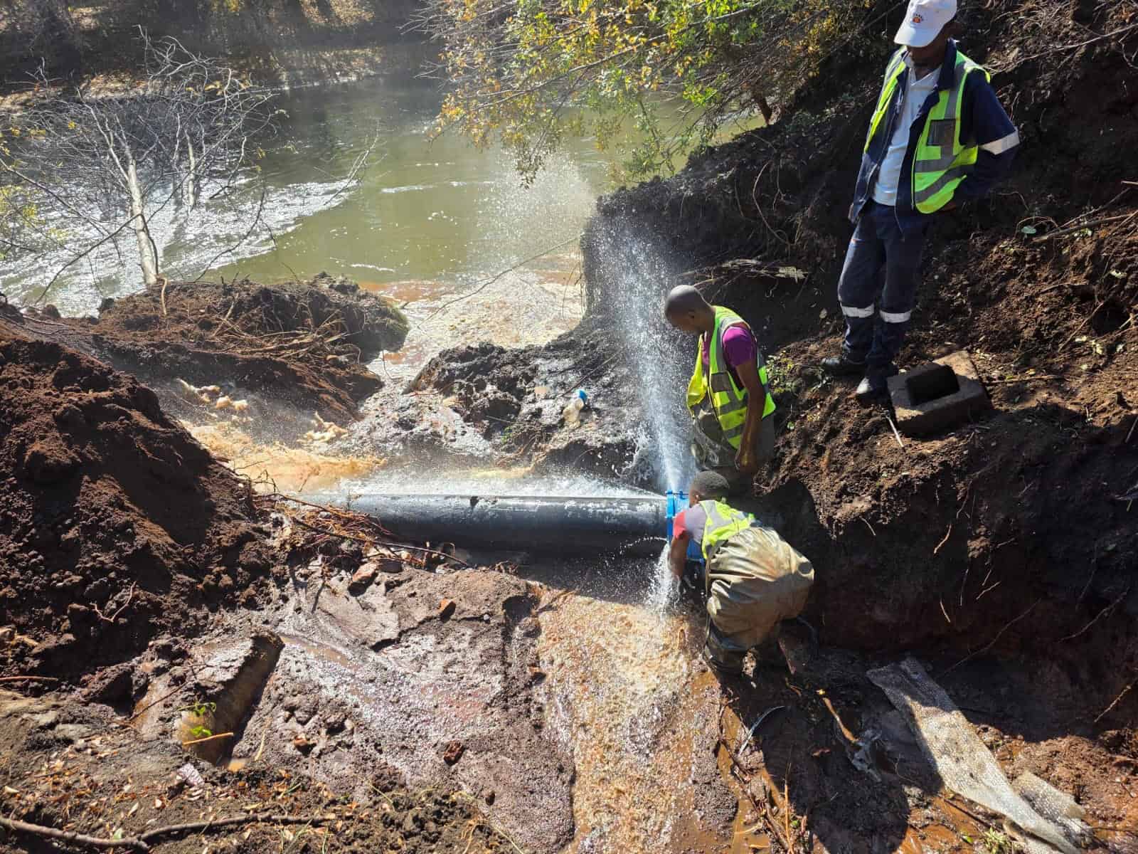 Collapsed pipeline leaves residents without water | Vaalweekblad