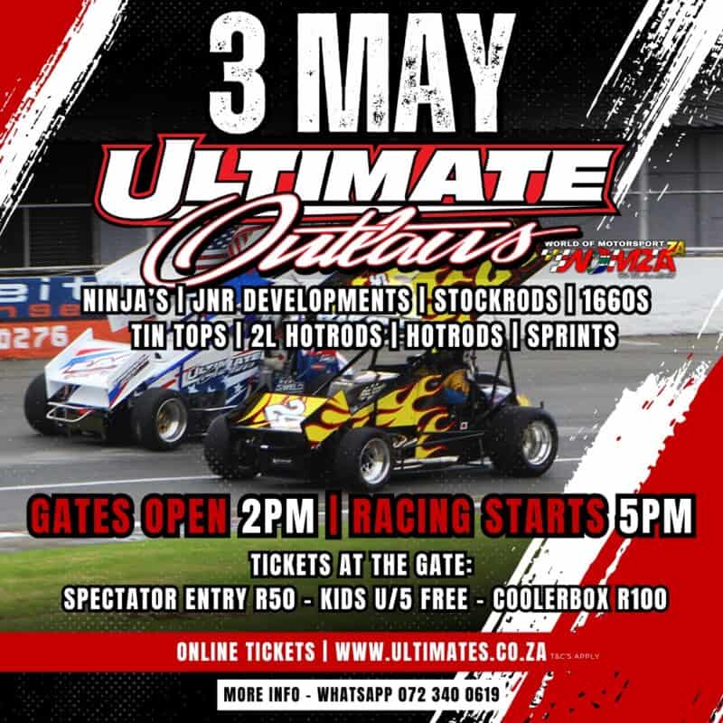 Vinnige enjins brul weer op 3 Mei by Ultimate Outlaws! | Vaalweekblad