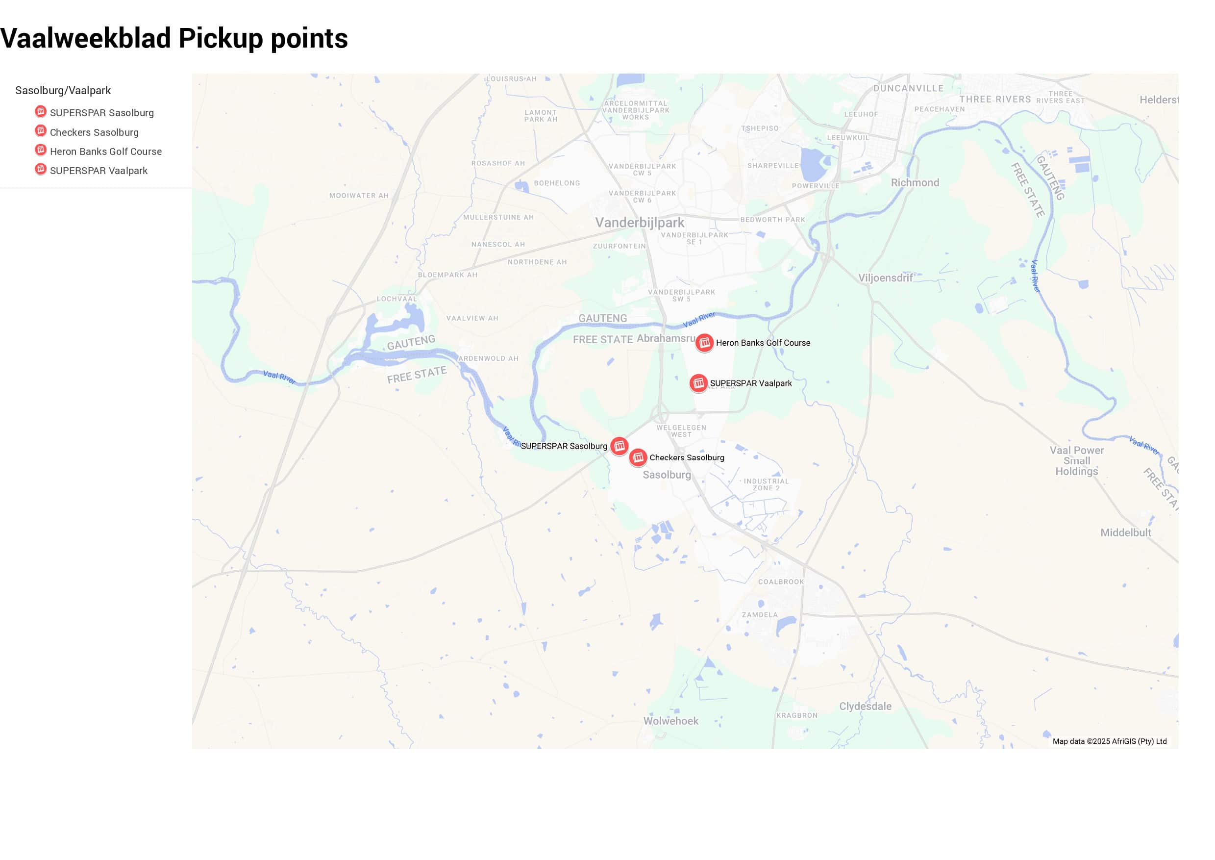 Sasolburg & Vaalpark | Vaalweekblad