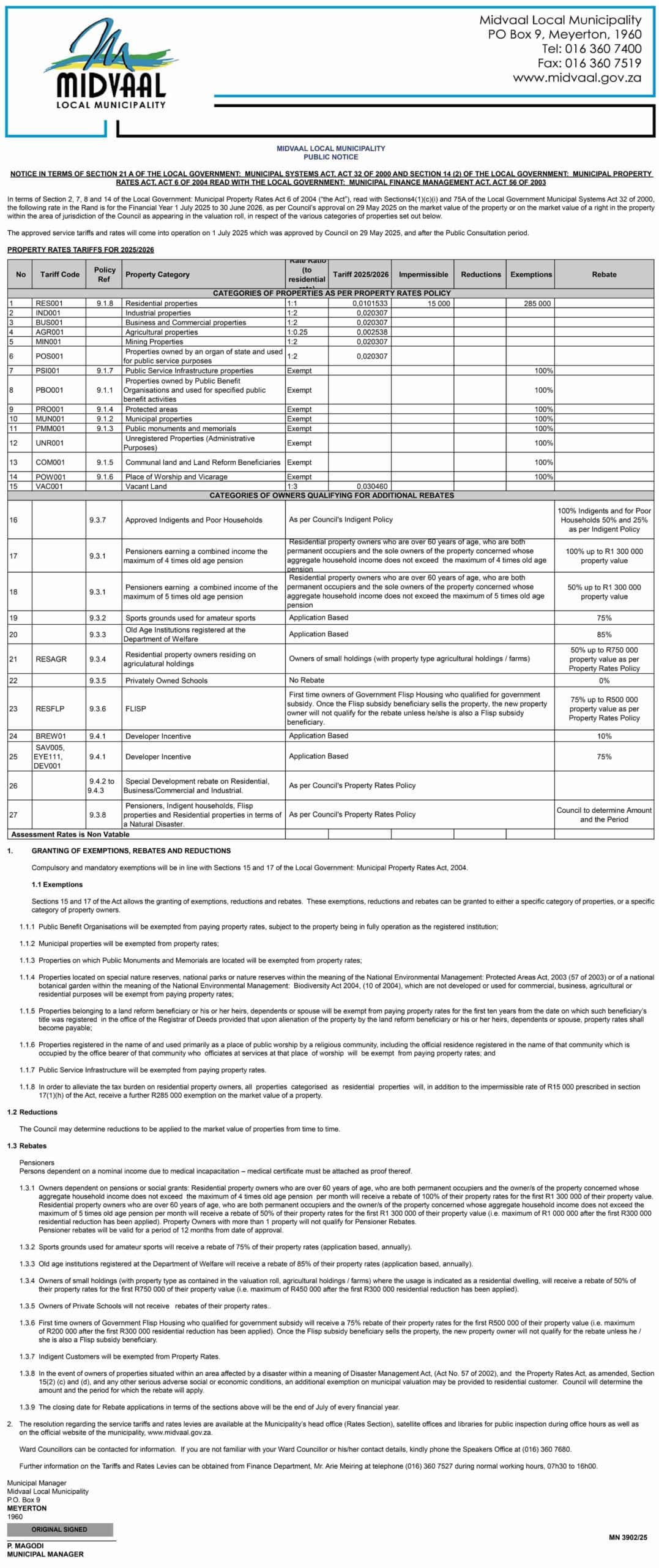 #MIDVAAL LOCAL MUNICIPALITY | Vaalweekblad