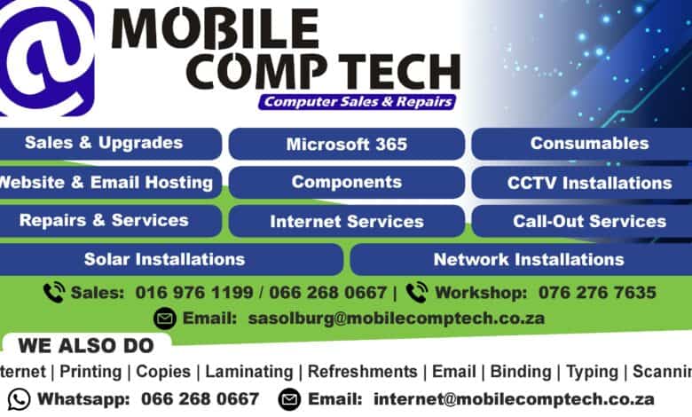 Birthday celebrations with mobile comp tech competition! | Vaalweekblad