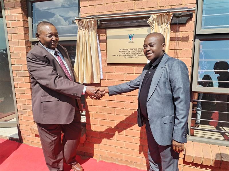 Bluegum View Taxi Rank opens in Duduza, strengthening Nigel transport ...