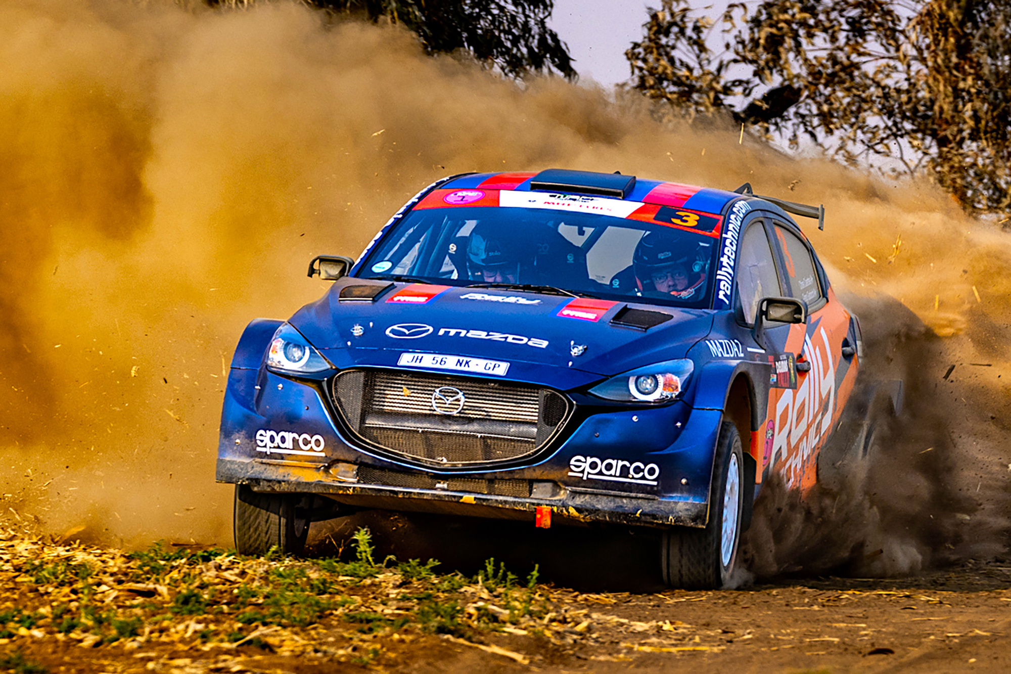 Drivers take turns to win events within the MRF SA Rally series ...