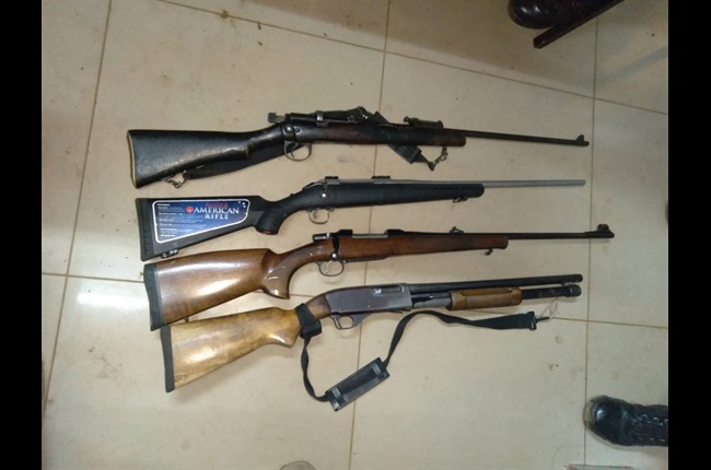 Firearms and ammunition recovered near Greytown, KwaZulu-Natal | The ...