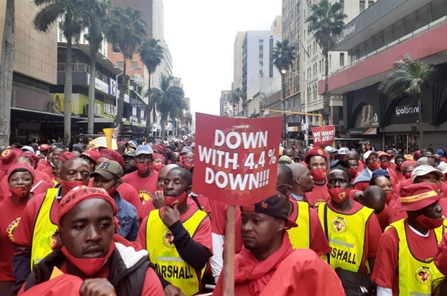 KZN Numsa members down tools to join nationwide wage strike | The Witness