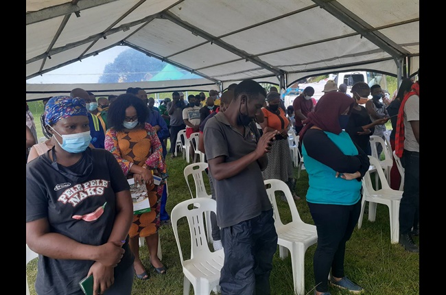 Shack fire victims get material aid from KZN government | The Witness
