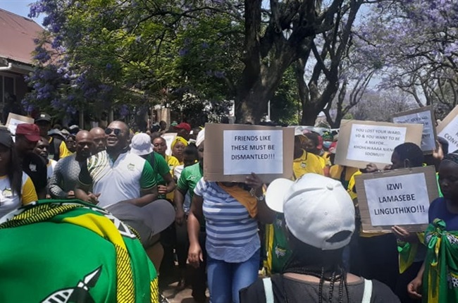 UPDATED | ANC members protest over exclusion from Moses Mabhida ...