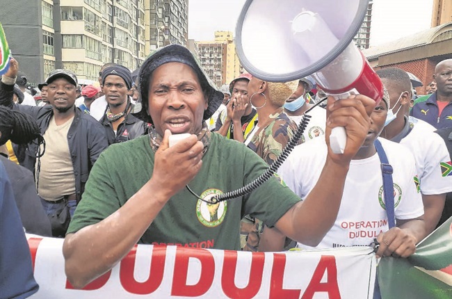 Operation Dudula members conduct ‘blitz’ in Pietermaritzburg | The Witness