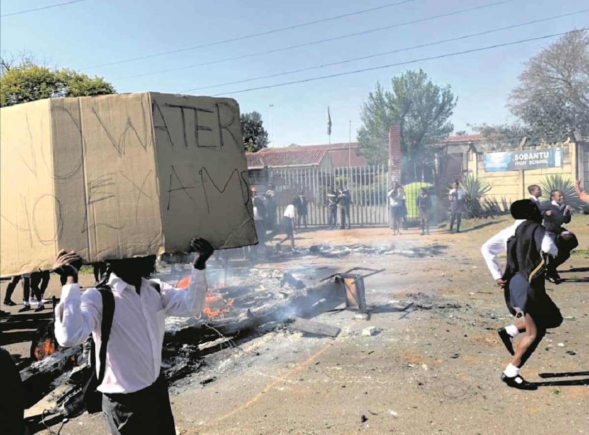 WATCH | Matric trial exams disrupted at PMB's Sobantu High as pupils ...