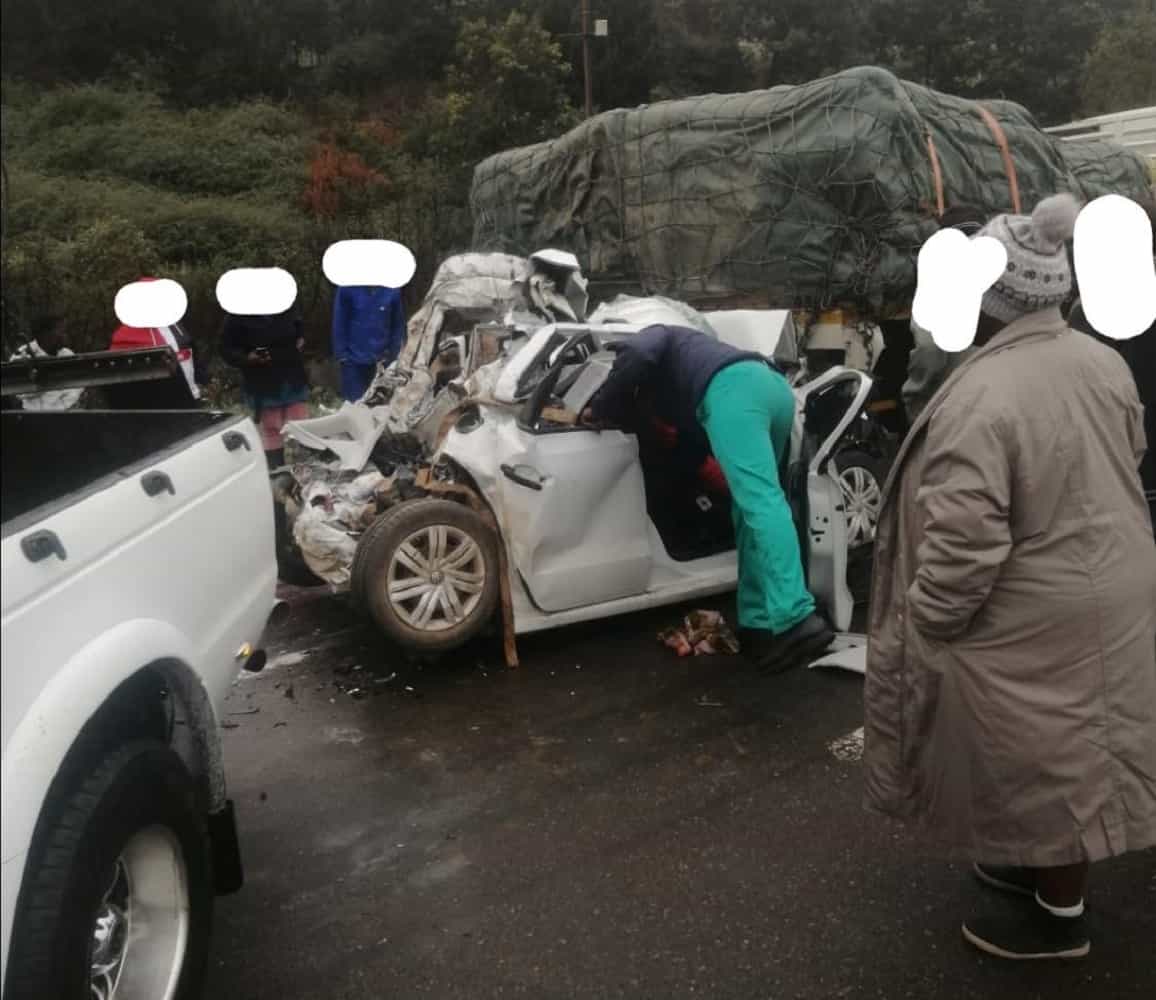 Two children killed in crash between two trucks and a car on the R617 ...