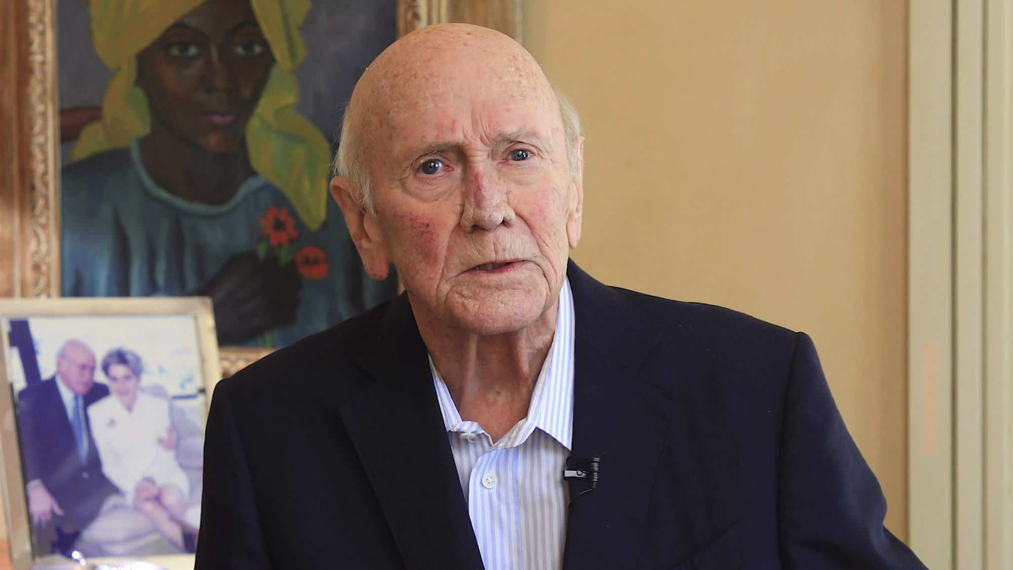 De Klerk's Nobel Prize stolen from his Cape Town home | The Witness