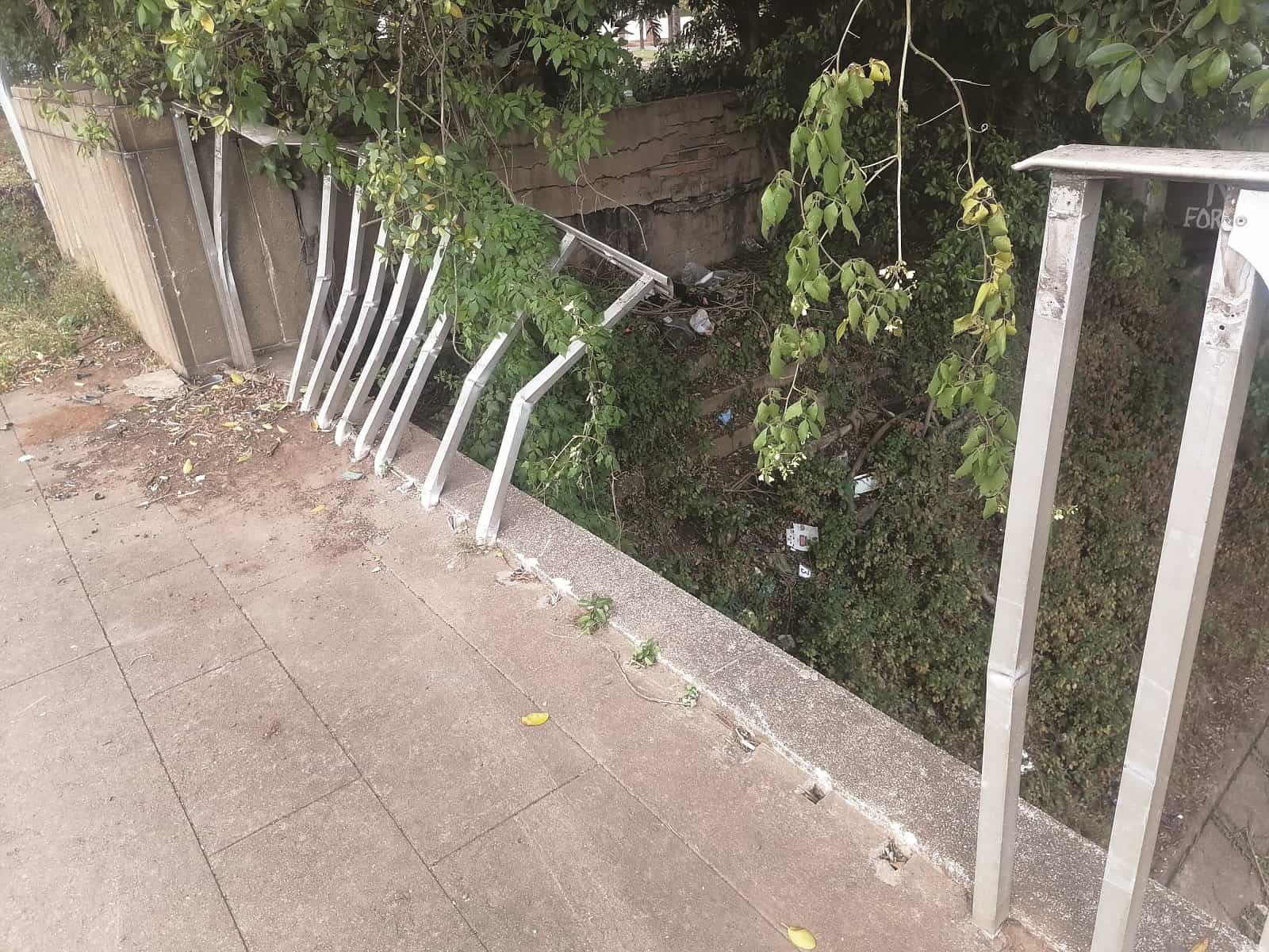 Two arrested for allegedly cutting railings off Msunduzi bridge | The ...