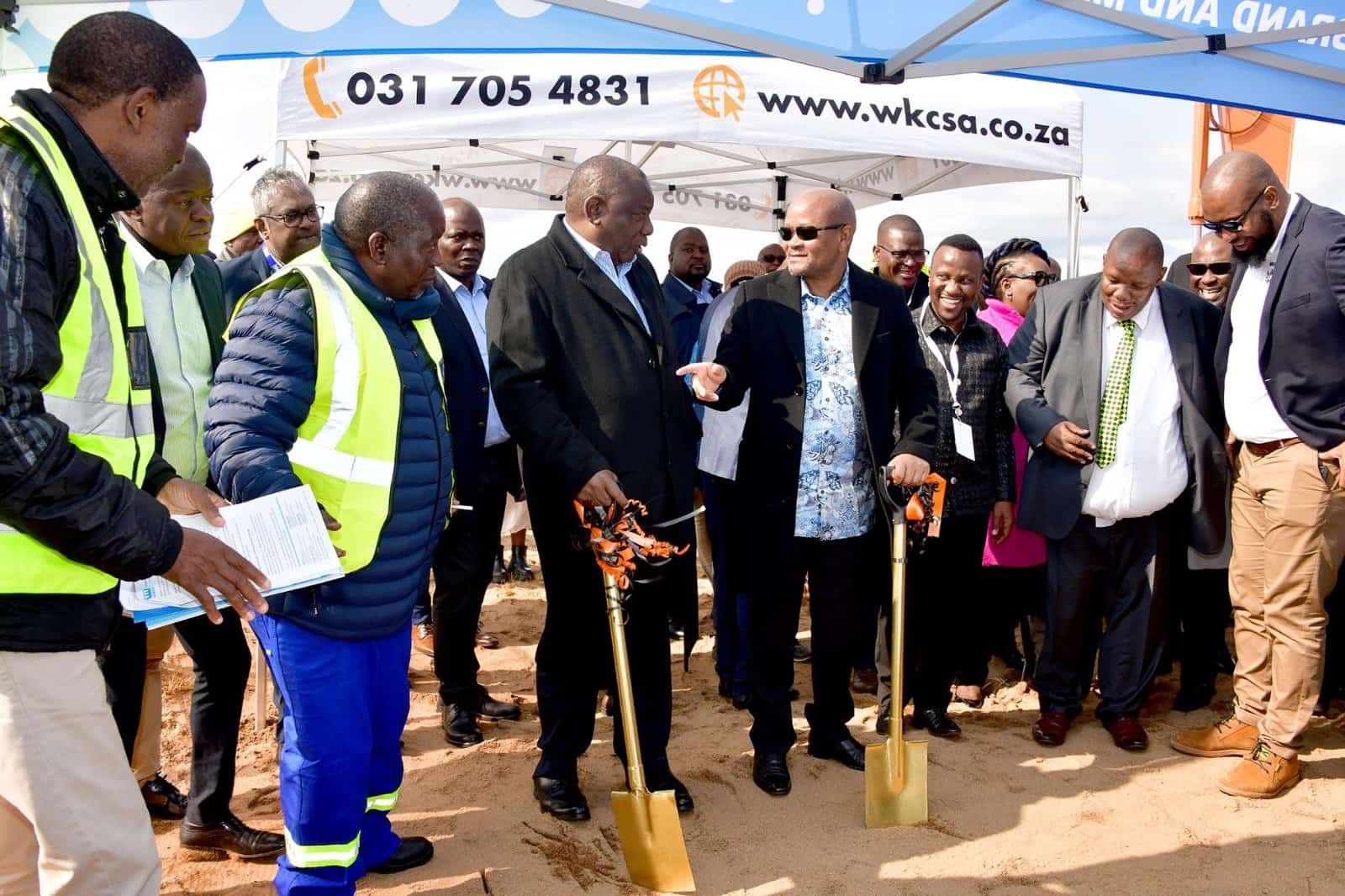 Ramaphosa kick starts uMgungundlovu's water projects | The Witness