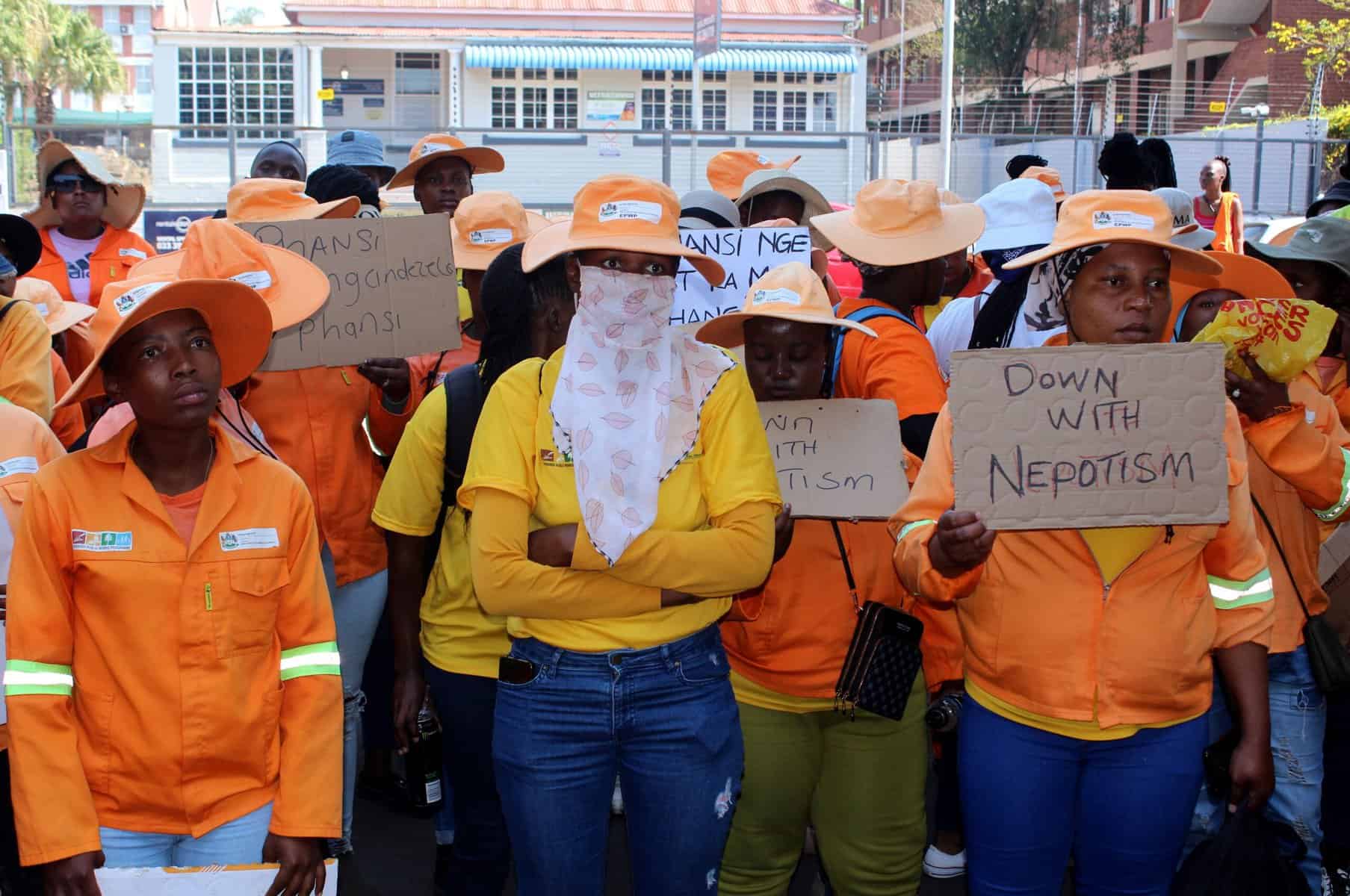 EPWP workers protest against lack of permanent jobs | The Witness