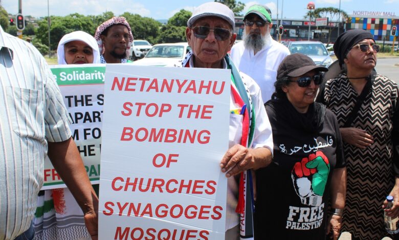 Pietermaritzburg residents add voices of protest against Gaza bombings ...