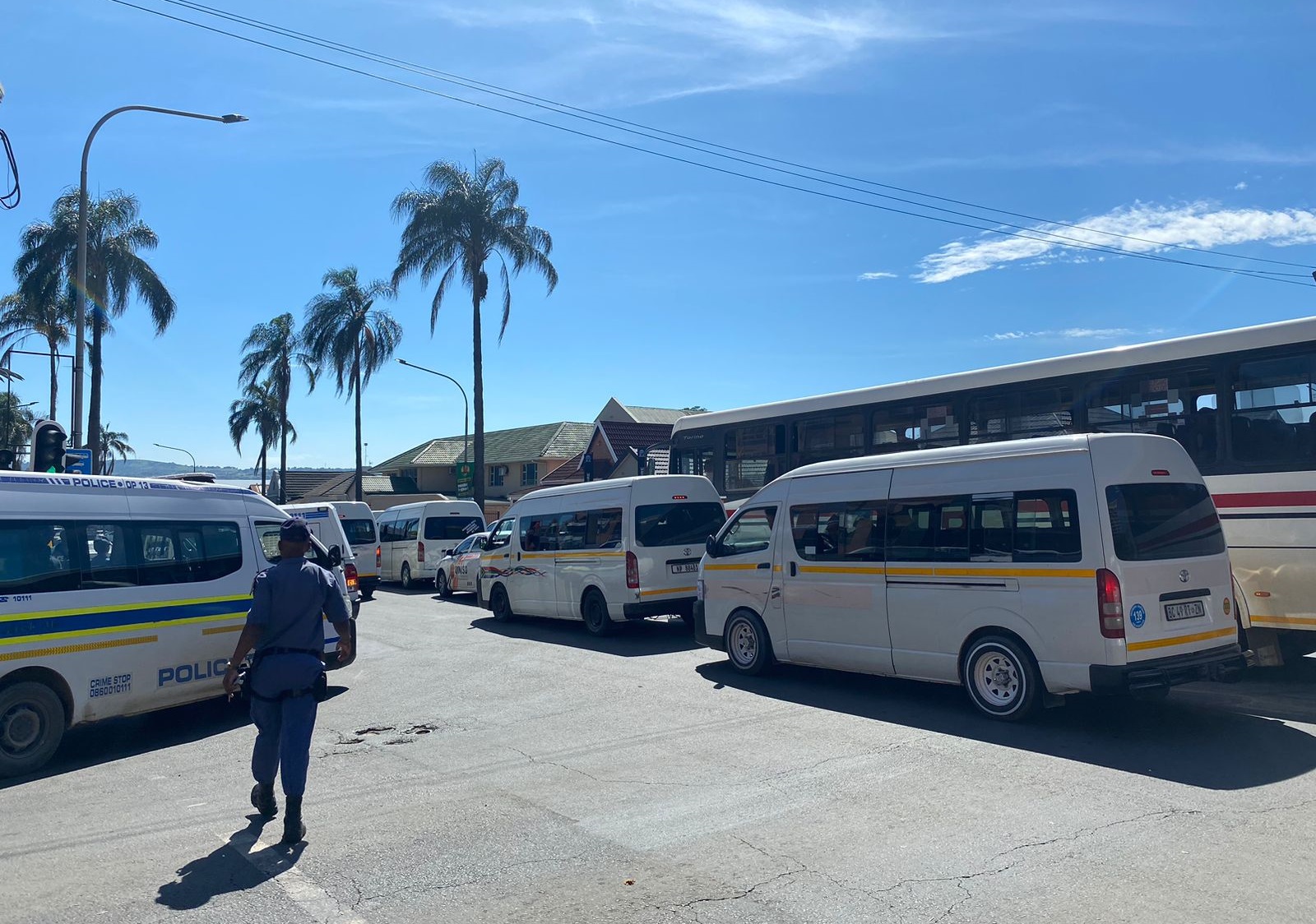 Ongoing taxi protest in Pietermaritzburg CBD | The Witness