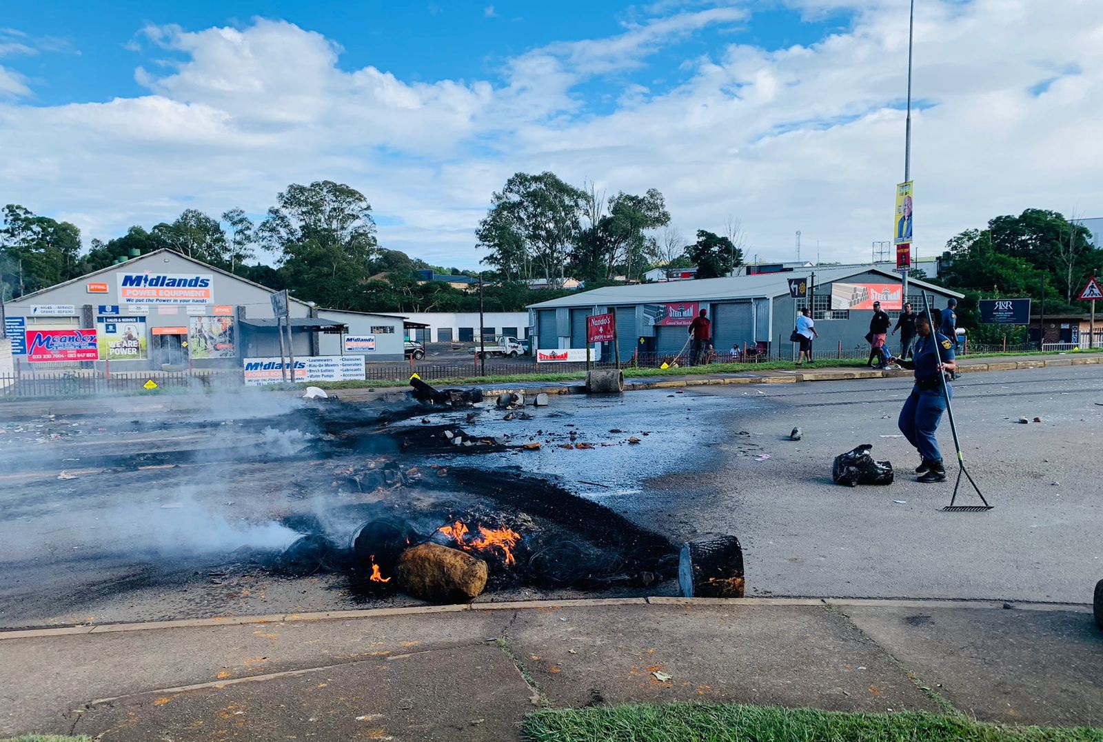 PICS | Howick residents protest over electricity disconnections | The ...